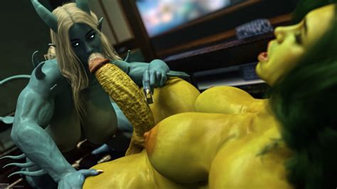 Rule 34 1futa 1girls 3d Big Breasts Blue Eyes Blue Skin Breasts Champions Online Closed Eyes