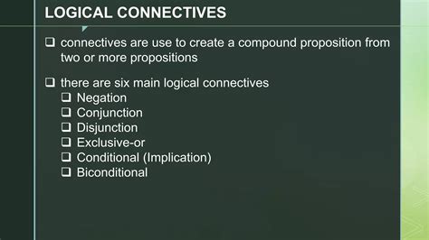 formal logic lesson 2 logical connectives pdf programming