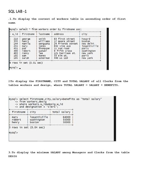 Sql Interface Lab Programs Pdf Chess Chess Theory