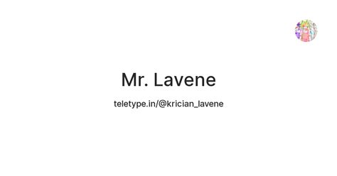 Mr Lavene Teletype