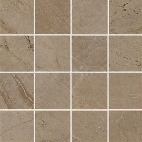 Light Brown Square Tiles With Subtle Variations And Thin White Grout