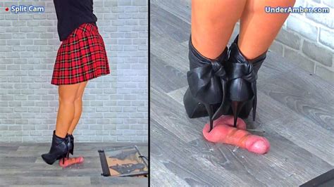 Goddess Amber Jumping On Your Cock Balls In My Stiletto Ankle Boots Split Cam