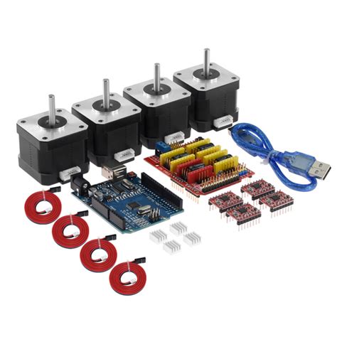 Плата расширения CNC Shield V3 0 R3 Board 4 A4988 Driver 4 4401