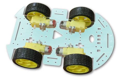 Kit Robot 2 Et 4 Roues Réalisez Des Plateformes Mobiles Pour Votre