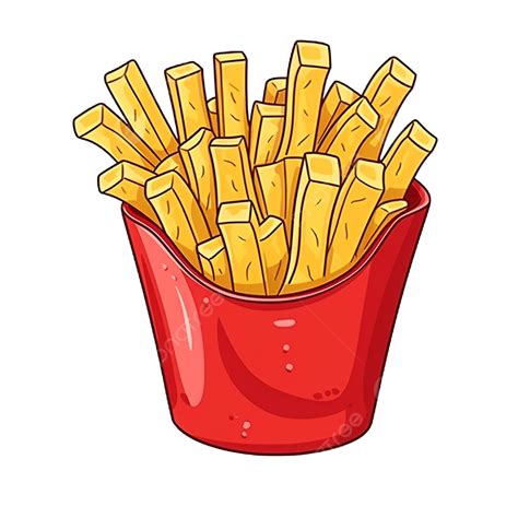 French Fries Fast Food Cartoon Food Clipart Cartoon Clipart Fries