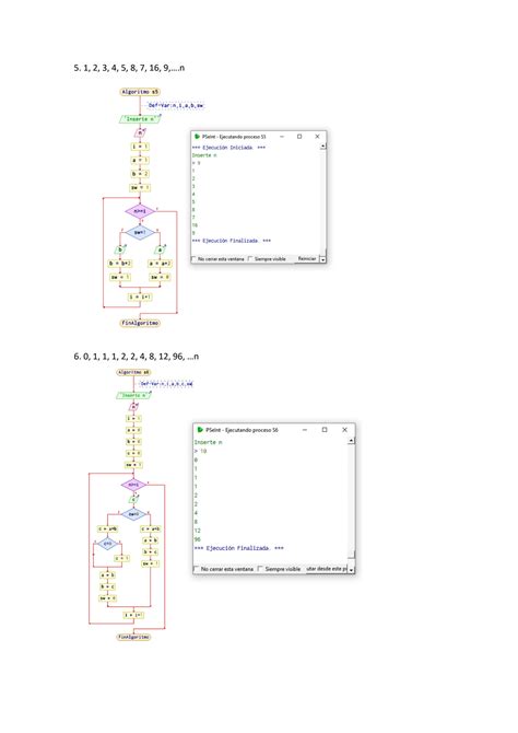 SOLUTION Practico De Series Y Sumatorias En Pseint Diagramas De Flujo