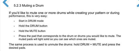 Beatstep Pro Has Drum Mute Option But When I Unmute Some Of Them It Unmutes All Drum Set Not