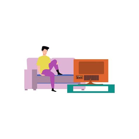 무료로 다운로드 가능한 티비보는 사람 벡터 And 일러스트 Freepik