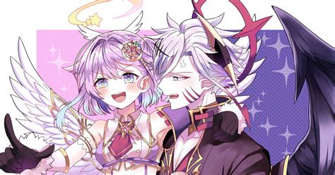 白猫プロジェクト レイン！あそこに月見バーガーがあるぞ！！買っていきましょう⭐ てれのイラスト Pixiv