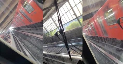 Video Joven Sube A Cabina Del Metro De La Cdmx Porque El Vagón Estaba