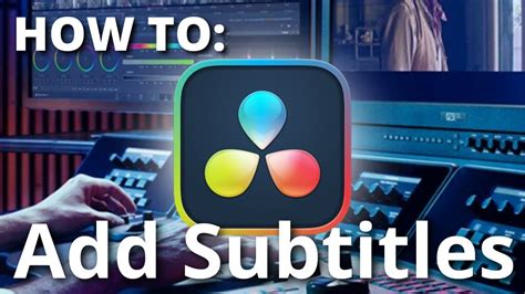 How To Add Subtitles Davinci Resolve Quick And Easy Youtube