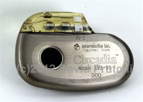 Intermedics Circadia Central Venous Temperature Sensing Pacemaker Ca