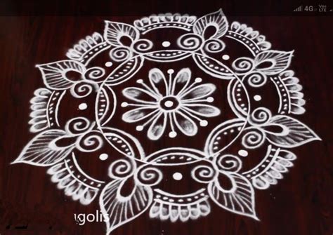 Thursday Special Kolams Only 3 Dot S Easy Rangoli Designs Artofit