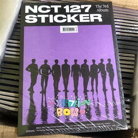 พร้อมส่ง Nct127 Sticker Sticky Ver ไม่แกะ พร้อมส่ง บั้มเต็มค่า P