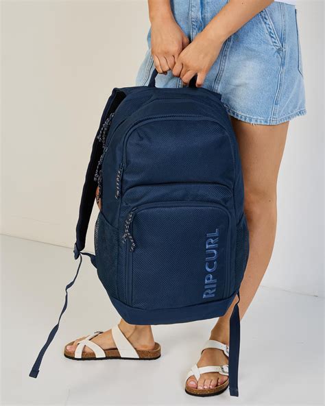 Shop Rip Curl Chaser 33l Backpack In Navy Gold Fast Shipping And Easy