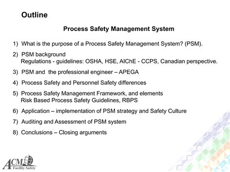 Process Safety Management System PDF