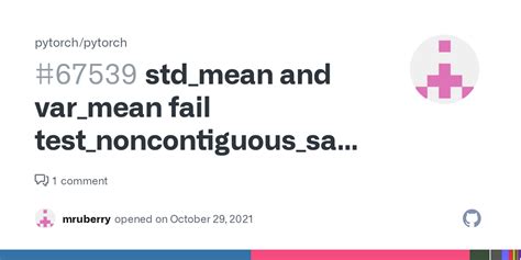 std mean and var mean fail test noncontiguous samples under asan