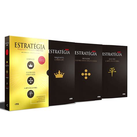 Box O Essencial Da Estrategia Volumes A Arte Da Guerra O Principe O Livro Dos Cinco