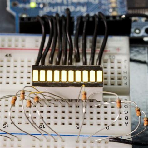 10 Segment Led Bar Graph Yellow Opencircuit