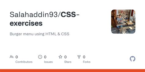 Github Salahaddin93css Exercises Burger Menu Using Html And Css