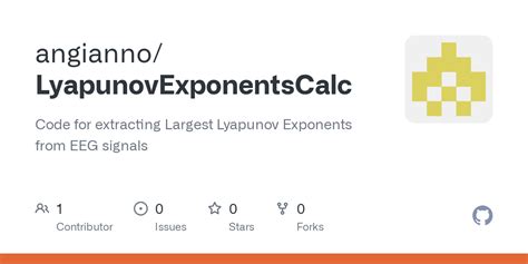Github Angianno Lyapunovexponentscalc Code For Extracting Largest