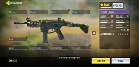 Cod Mobile Gks Gunsmith Loadout “high Mobility” Gks Loadout
