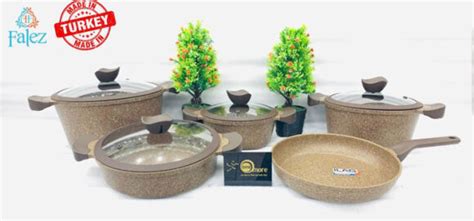 Falez Ultima Granetic 9 Piece Cookware Set Turkey In Pakistan
