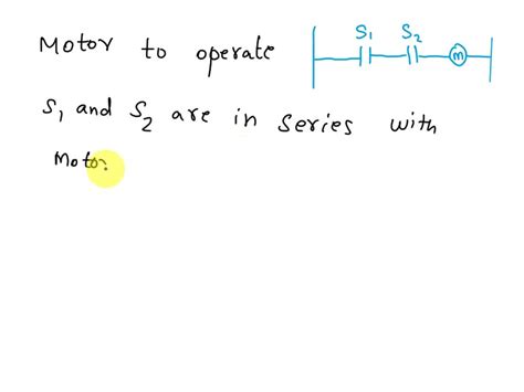 Solved Draw The Ladder Rungs To Represent A Two Switches Are