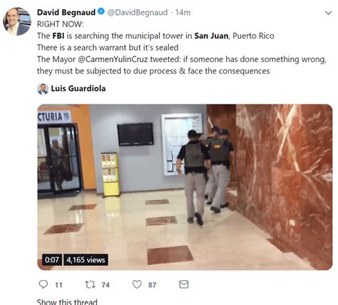 Fbi Raiding San Juan Puerto Rico W A Sealed Warrant Investment Watch Blog