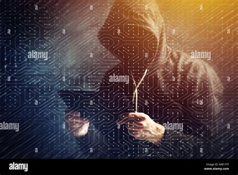 Computer Hacker Hacking Artificial Neural Network Conceptual Image Stock Photo Alamy