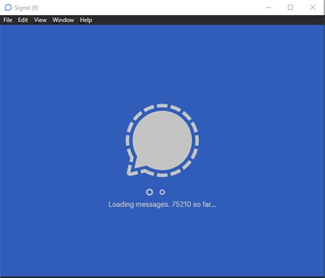 Endless Loading Issue 5517 Signalapp Signal Desktop GitHub