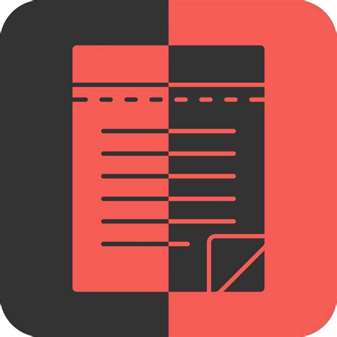 Notepad Red Inverse Icon Vector Art At Vecteezy