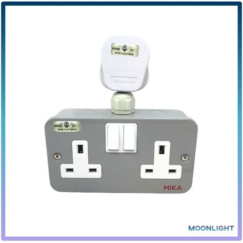 Heavy Duty T Adaptor Wall Socket Extension Metal Clad Sirim Approved Adaport 3000w Shopee