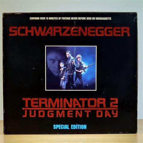 Terminator 2 Judgment Day Special Edition 2 Vhs Box Directors Cut