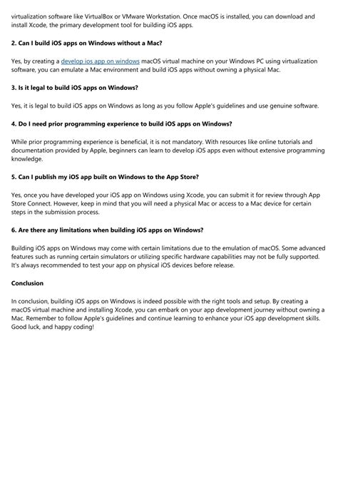Ppt Building Ios Apps On Windows A Step By Step Tutorial Powerpoint Presentation Id 12414773