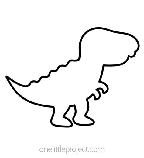 Dinosaur Outline Free Printable Dinosaur Templates