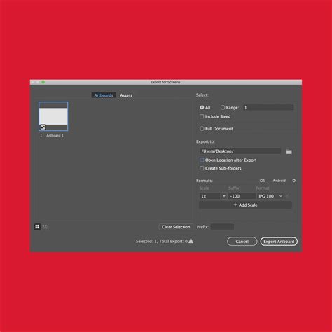 How To Export For Web Using Illustrator