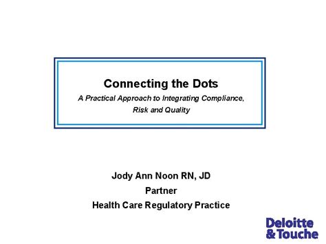 connecting the dots a practical approach to integrating