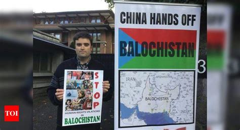 Baloch Activists Demonstrate In Canada Against Chinese Interference