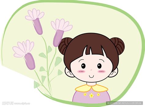 可爱小女孩设计图动漫人物动漫动画设计图库昵图网
