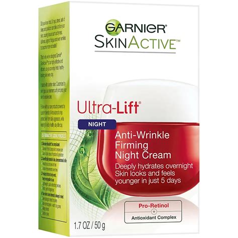 Garnier Ultra Lift Anti Wrinkle Firming Night Cream Shop Bath And Skin