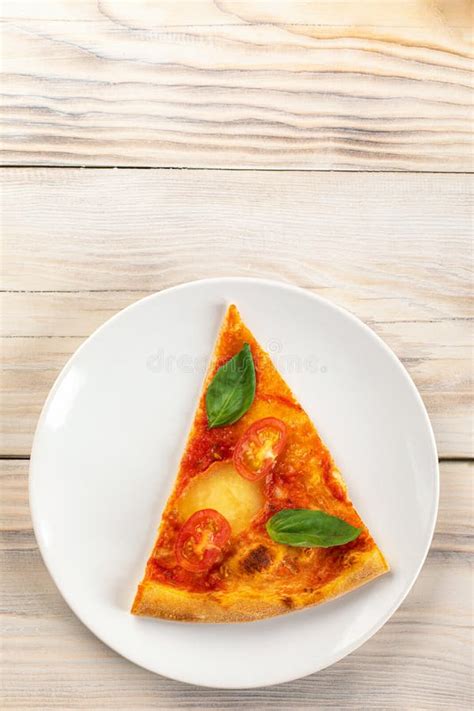 Cut Into Slices Delicious Fresh Pizza With Mushrooms And Ham On Light