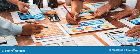 Creative Front End Developer Brainstorming Ui Design Scrutinize Stock