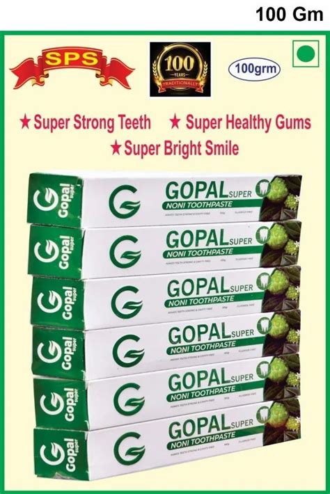 Herbal Tooth Paste Packaging Size 100gm At ₹ 3888box In Chennai Id