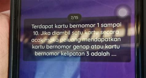 Terdapat Kartu Bernomor Sampai Jika Studyx