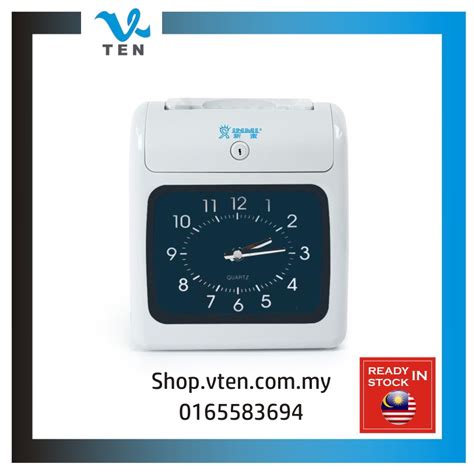 Punch Card Machine Employee Use Time Recorder For Attendance Time Mesin
