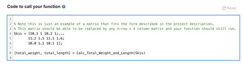 Solved Calculate Total Length And Weight My Solution Part