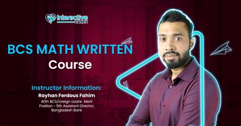 BCS Math Written Course Interactive Cares