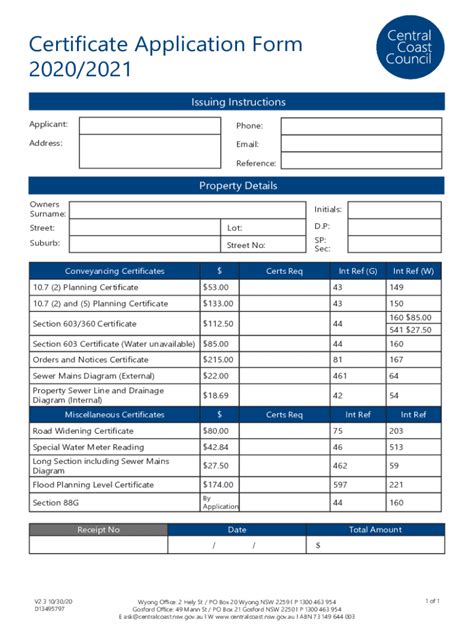 Fillable Online 1 Instructions For Pdc Certificate Application Fax