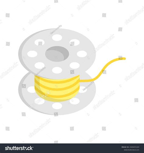 Bobbin Icon Design Template Vector Illustration Stock Vector Royalty